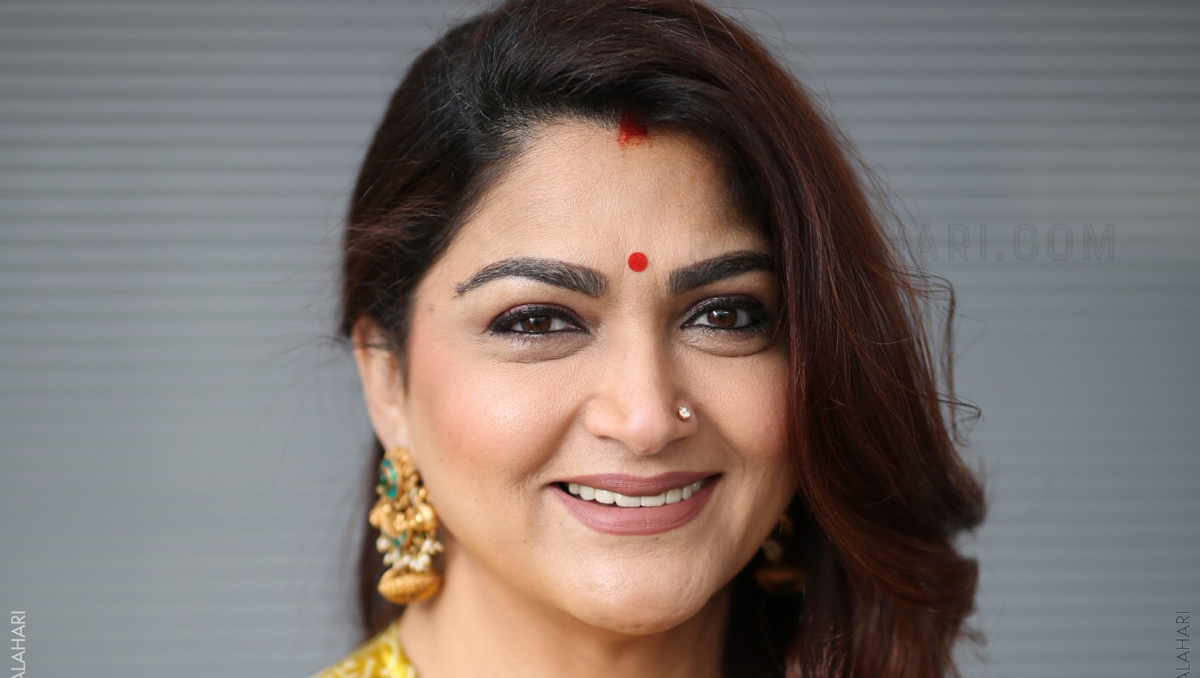 Interview of Khushbu Sundar about Rama Banam