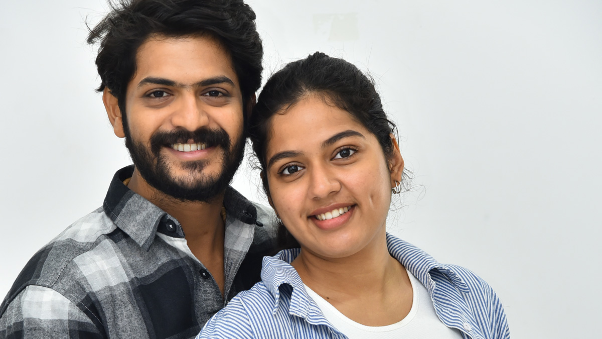 Interview of Hero Akhil Raj and Heroine Tejaswini Rao about Raju Weds ...